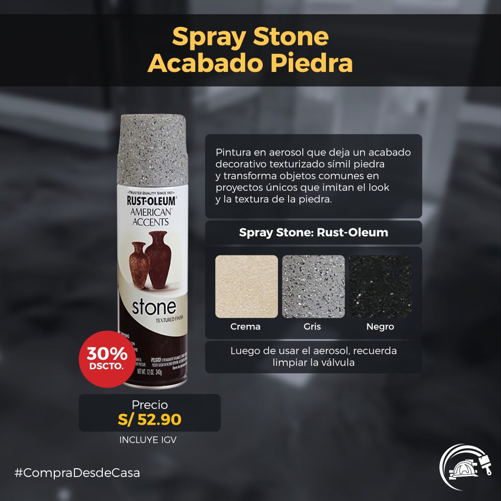 Spray Stone Acabado Piedra