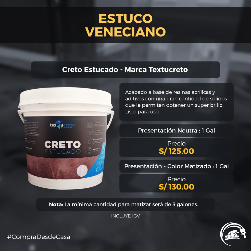 ESTUCO VENECIANO,Presentacion de GL